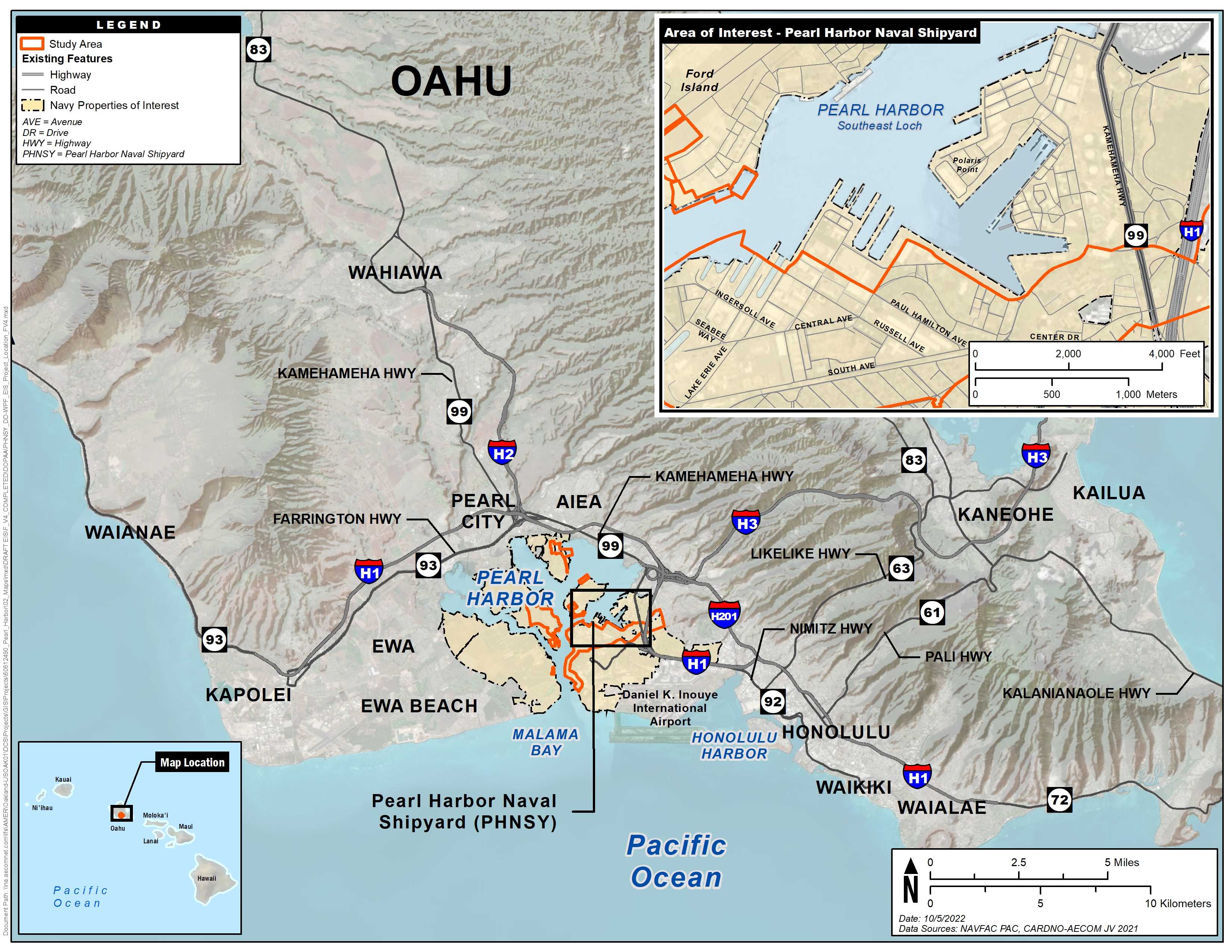 Pearl Harbor Location
